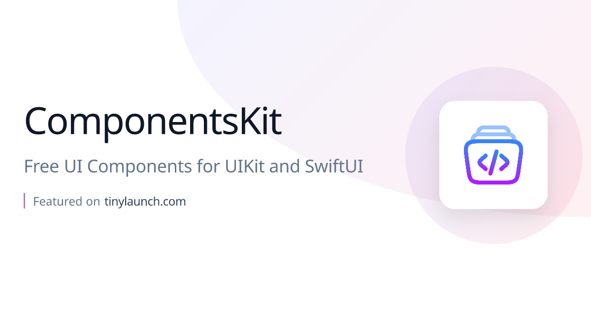 ComponentsKit - tinylaunch