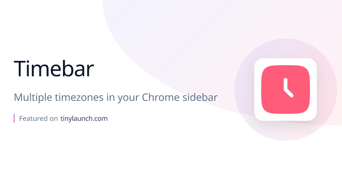 Timebar - tinylaunch