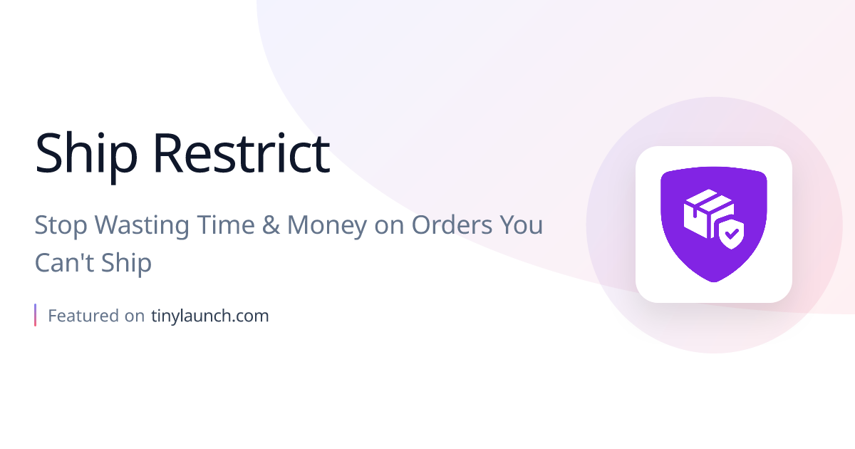 Ship Restrict - tinylaunch