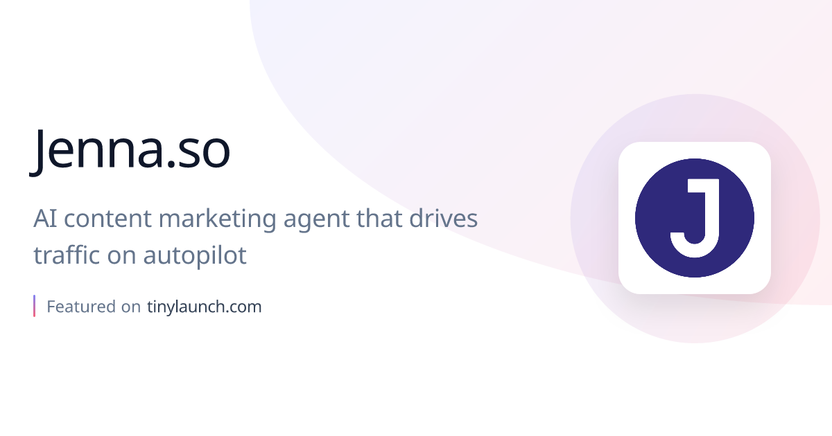 Jenna.so - tinylaunch