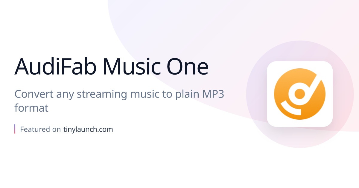 AudiFab Music One - tinylaunch