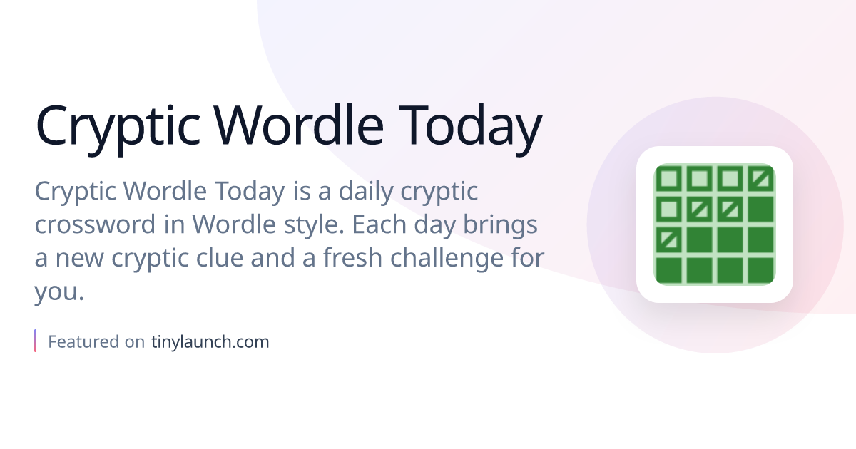 Cryptic Wordle Today: Cryptic Wordle Today is a daily…