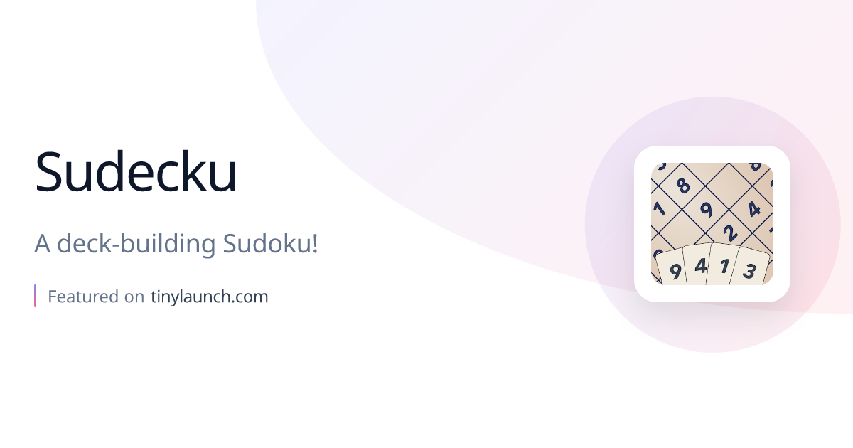 Sudecku - tinylaunch