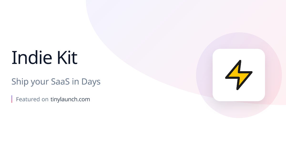 Indie Kit - tinylaunch
