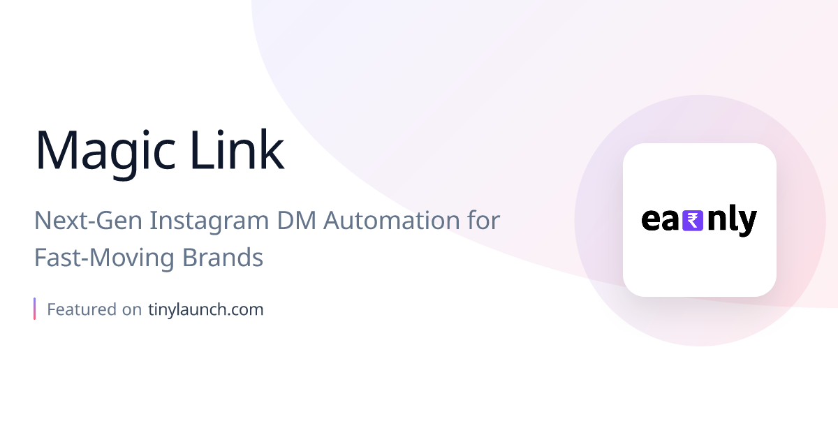 Magic Link - tinylaunch