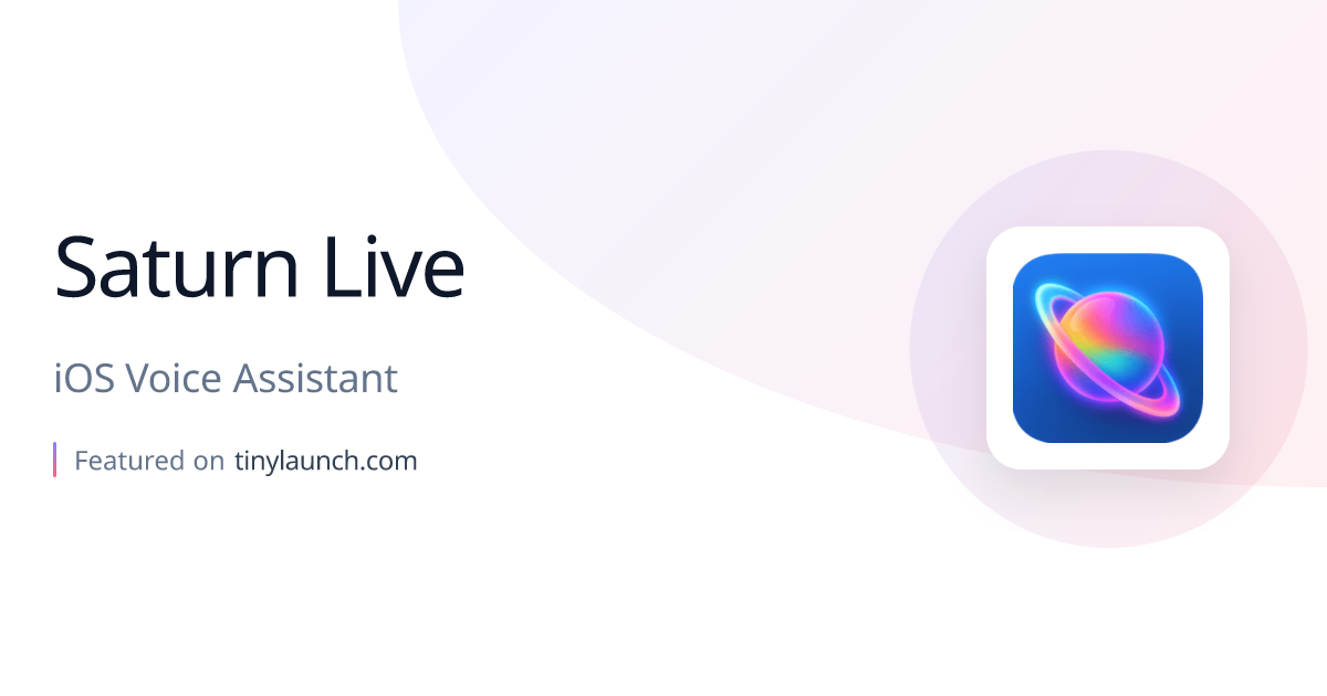 Saturn Live - tinylaunch