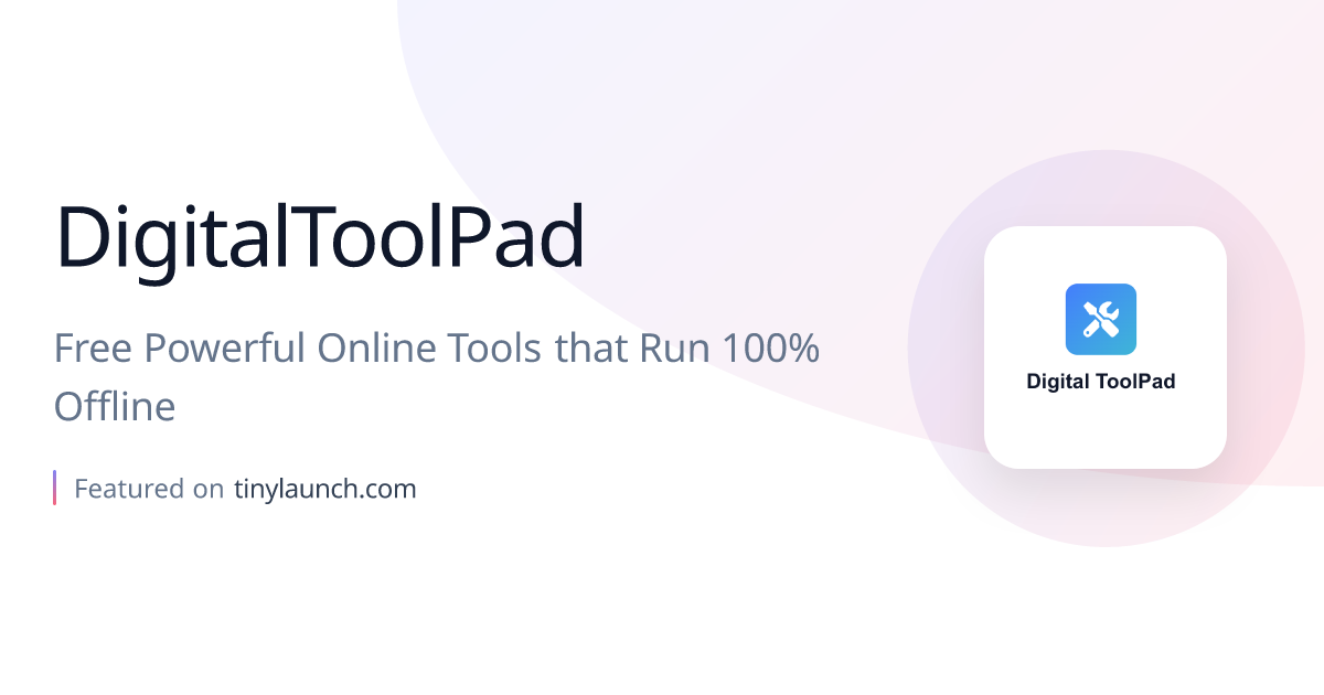 DigitalToolPad - tinylaunch
