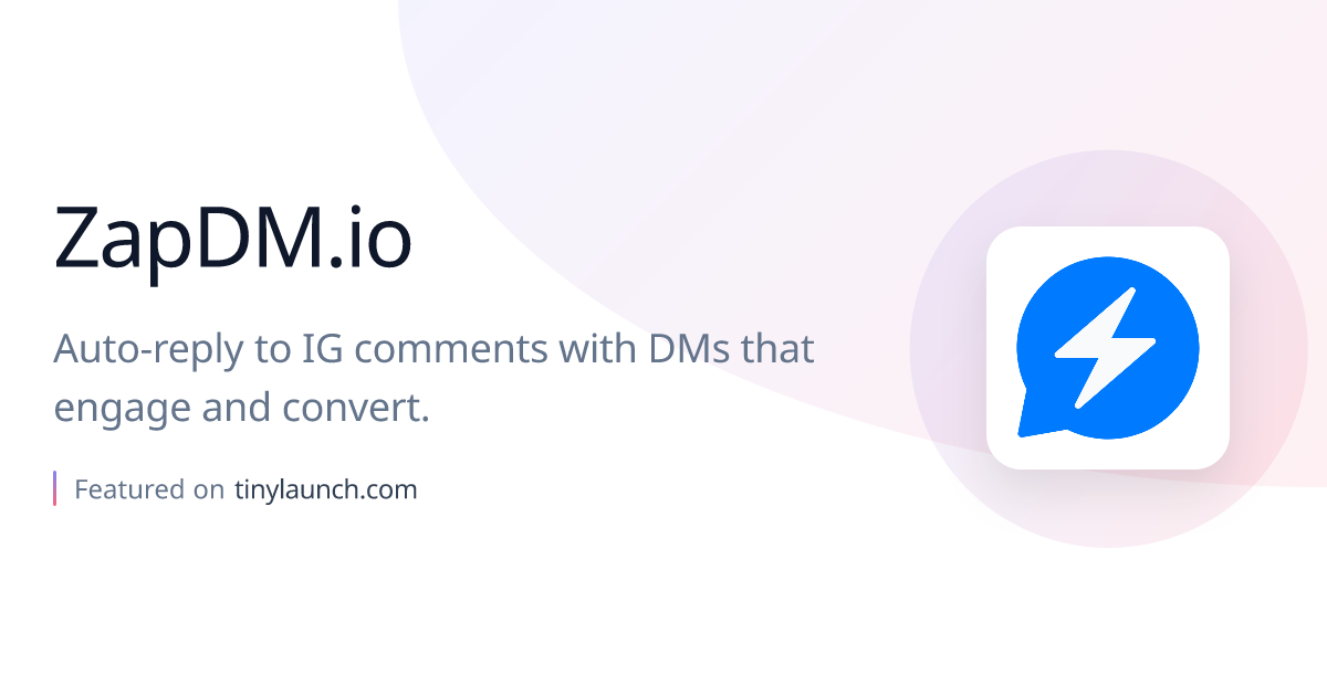 ZapDM.io - tinylaunch