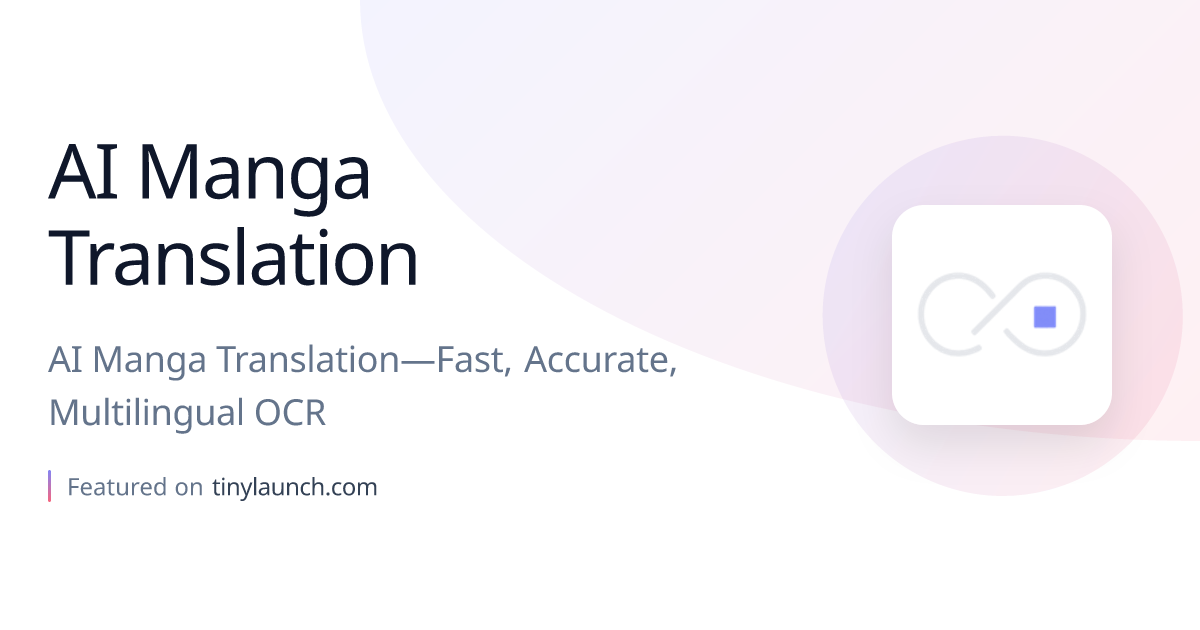 AI Manga Translation - tinylaunch