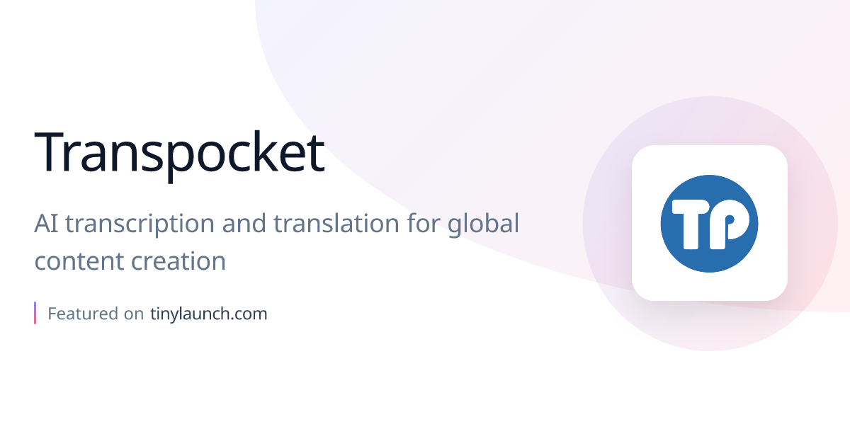Transpocket - tinylaunch