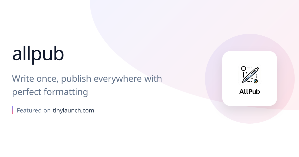 allpub - tinylaunch
