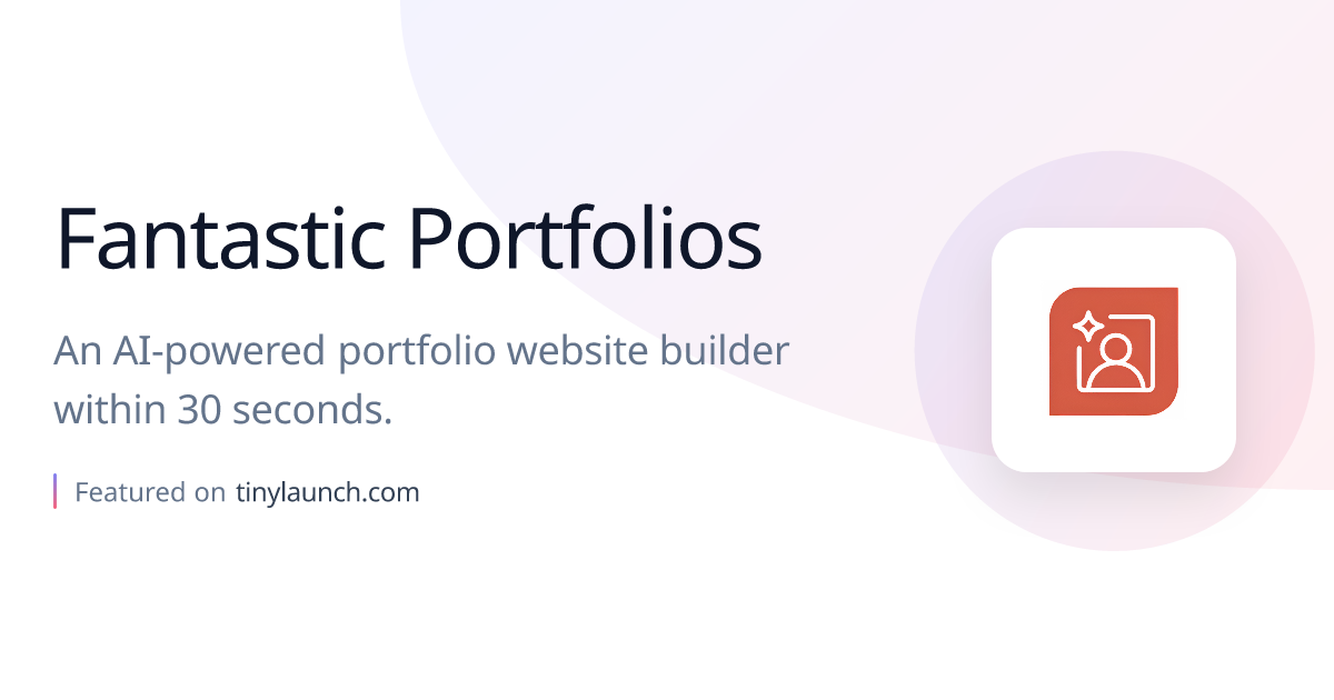 Fantastic Portfolios - tinylaunch