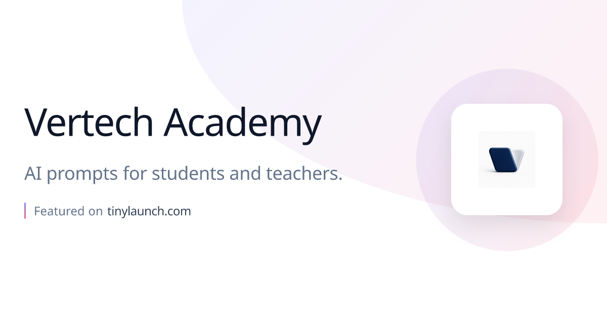 Vertech Academy - tinylaunch