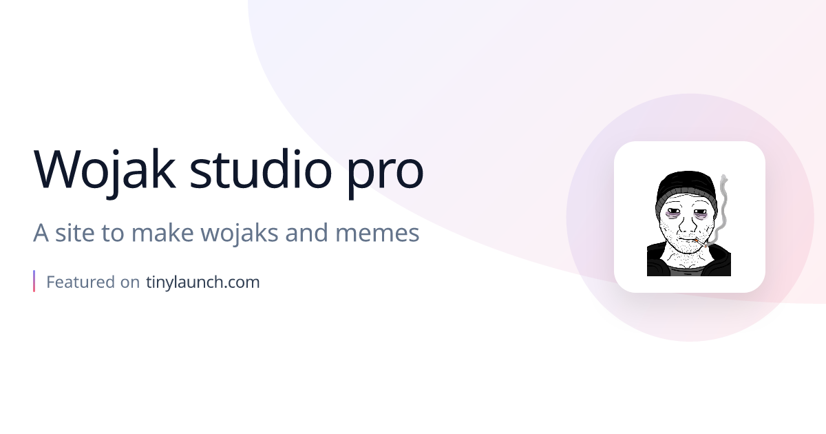 Wojak studio pro: A site to make wojaks and memes