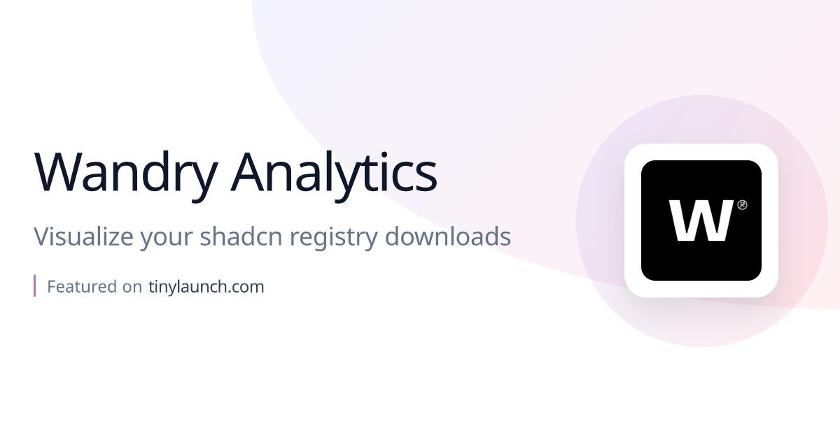Wandry Analytics - tinylaunch