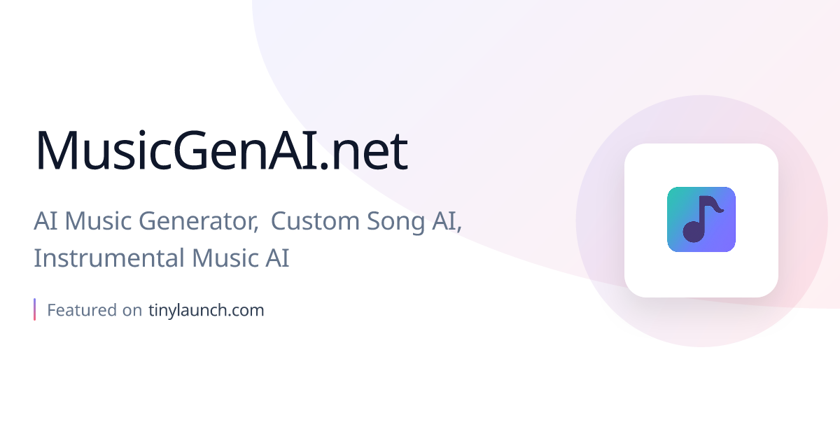 MusicGenAI.net - tinylaunch