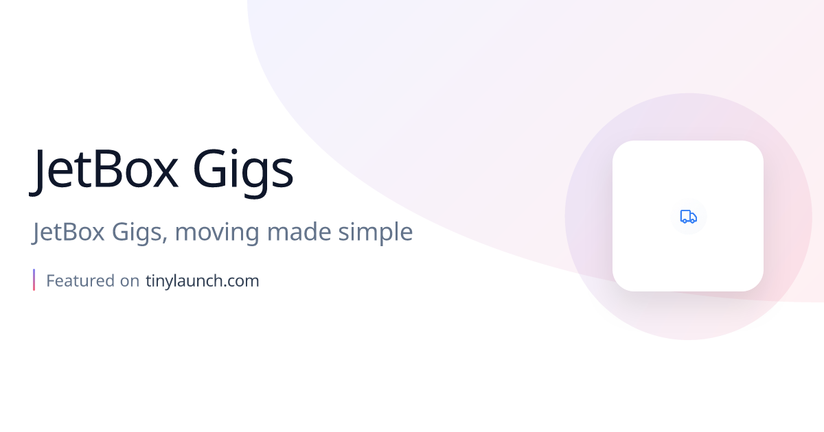JetBox Gigs - tinylaunch