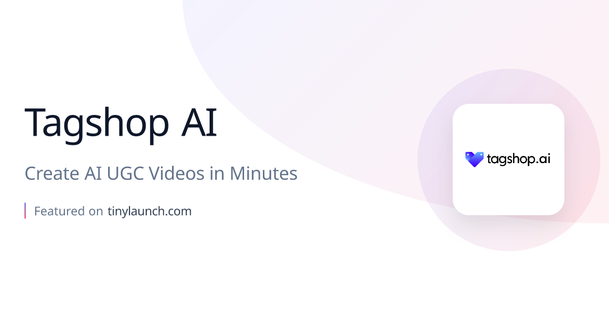 Tagshop AI - tinylaunch