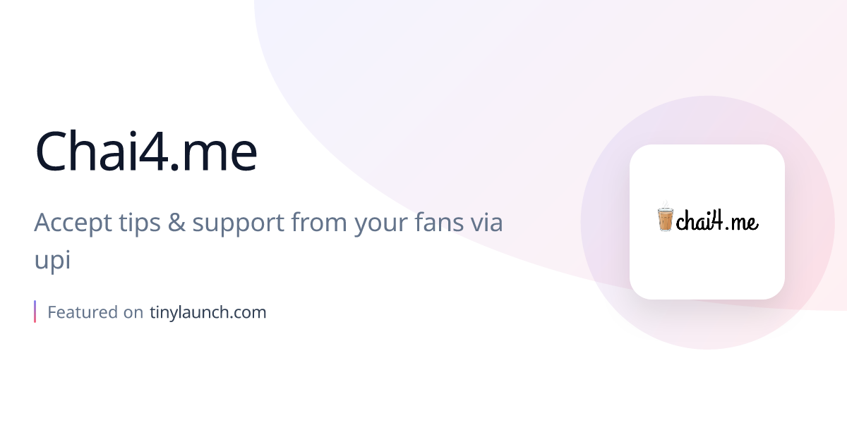 Chai4.me - tinylaunch