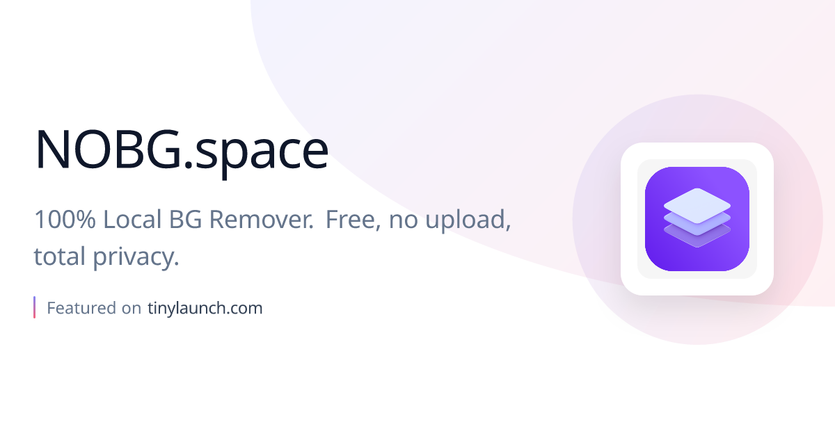 NOBG.space - tinylaunch