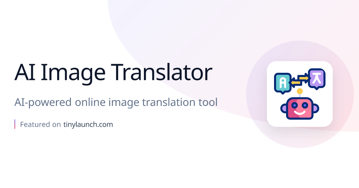 AI Image Translator - tinylaunch
