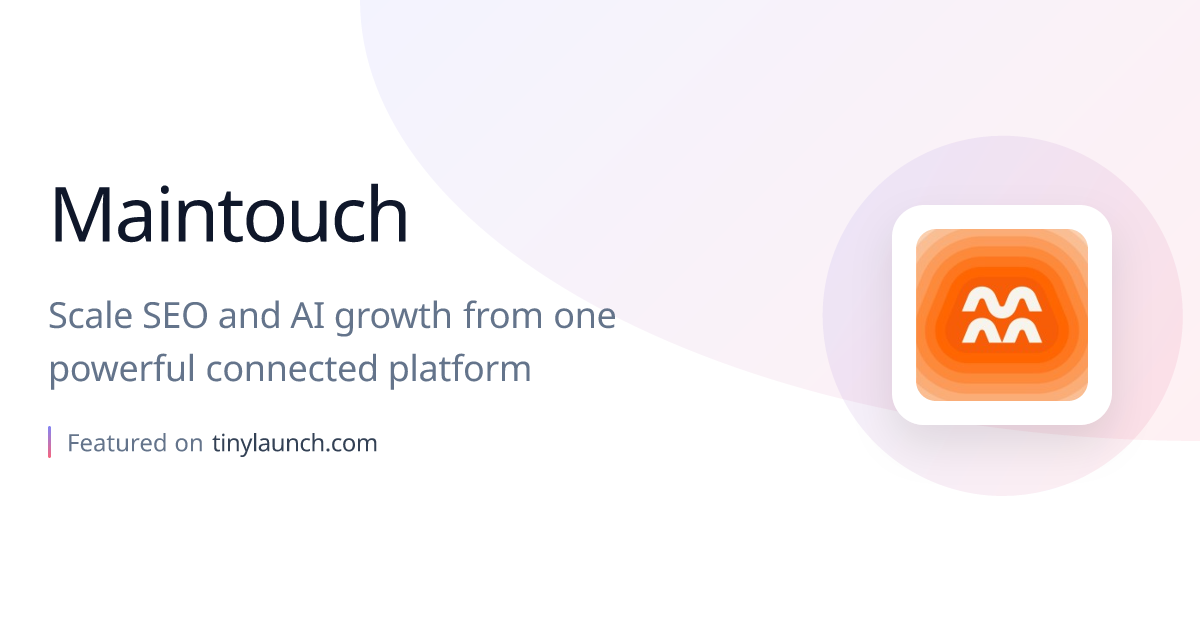 Maintouch - tinylaunch