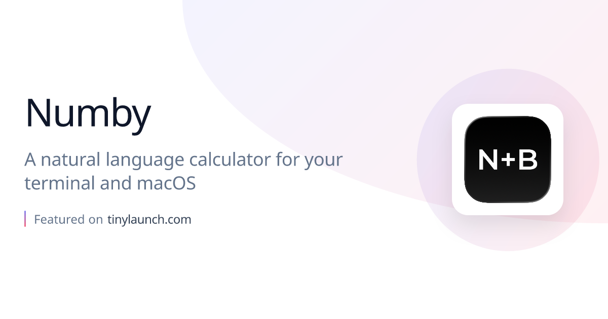Numby - tinylaunch