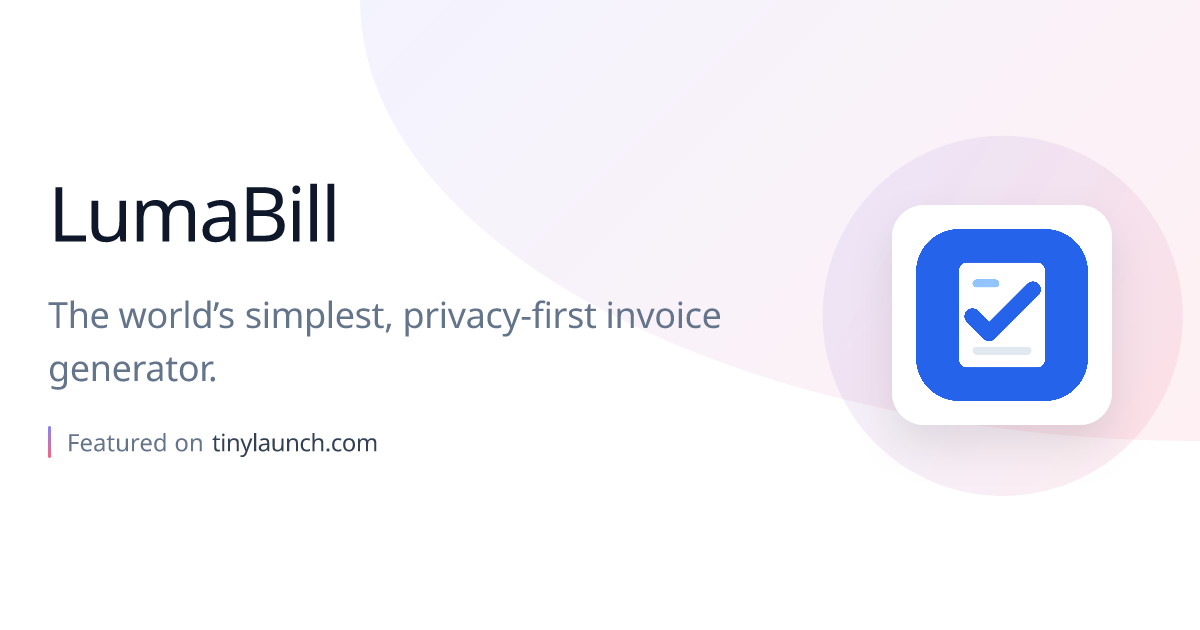 LumaBill - tinylaunch
